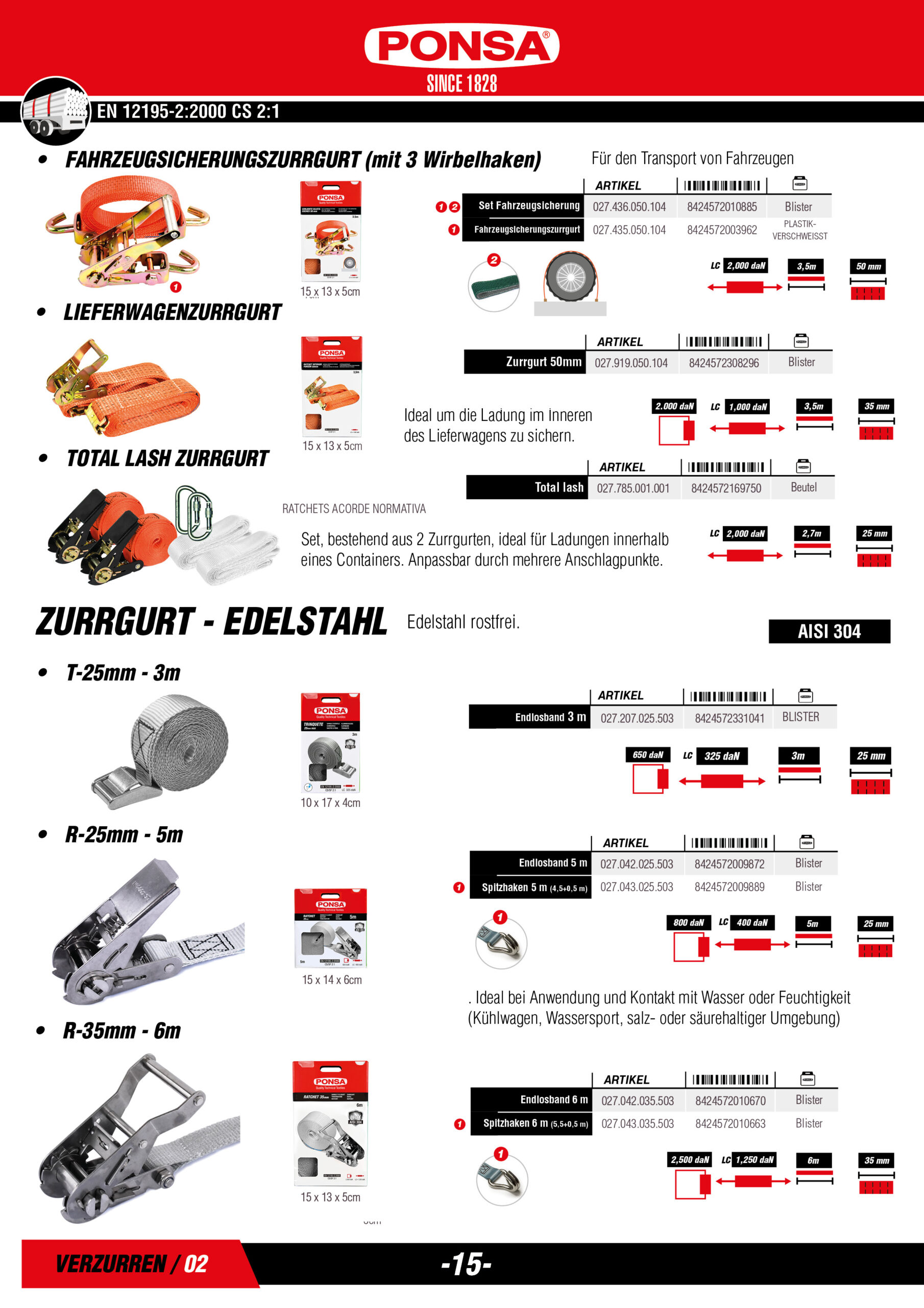 TARIFA-AL16 - Industrias Ponsa